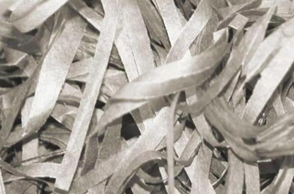 Metallic Silver Shredded Tissue Paper