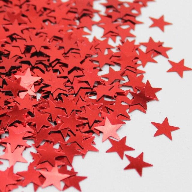Red Metallic Foil Confetti Circles 25mm x 14g