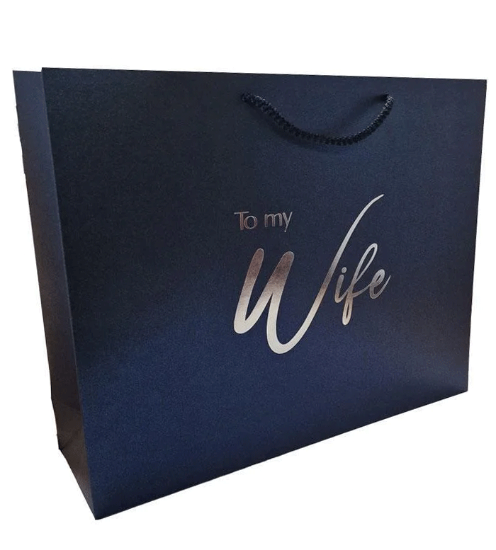 Luxurious Wife Large Landscape Shopper Gift Bag