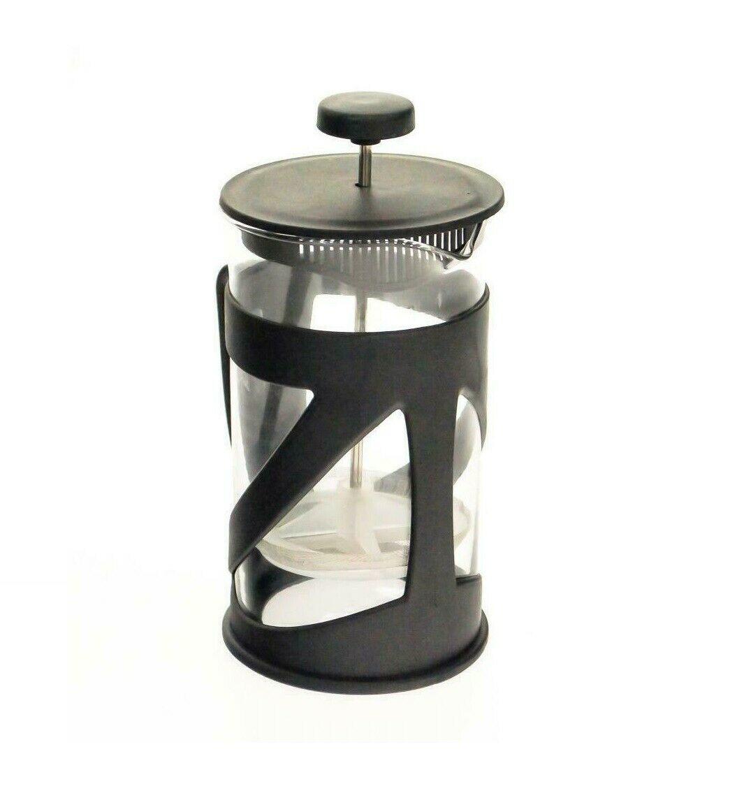 Alpina 600ml Glass Cafetiere French Coffee Maker Press with Black ...