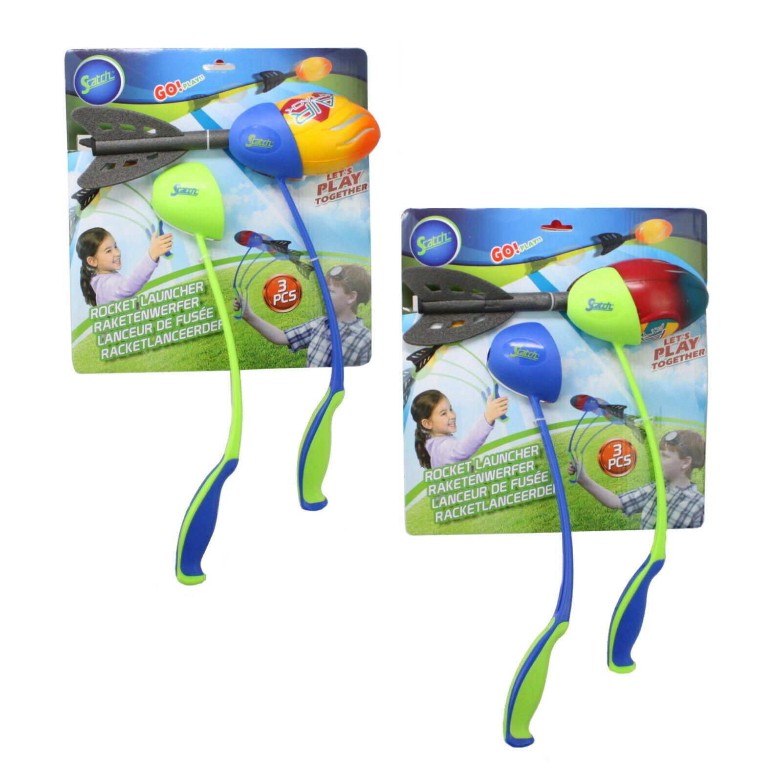 Rocket Launcher Throwing Toy Game Foam Ball Flying Rocket Outdoor ...