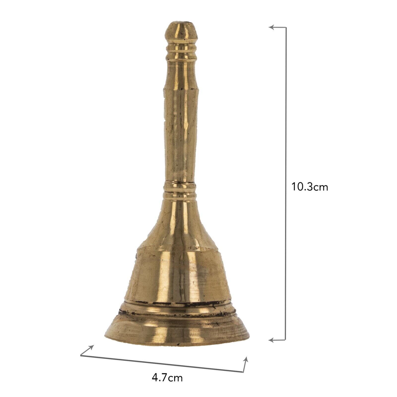 Prayer Bell Ghanti Temple Hindu Pooja Puja Arti Mandir Brass Bell Hand ...