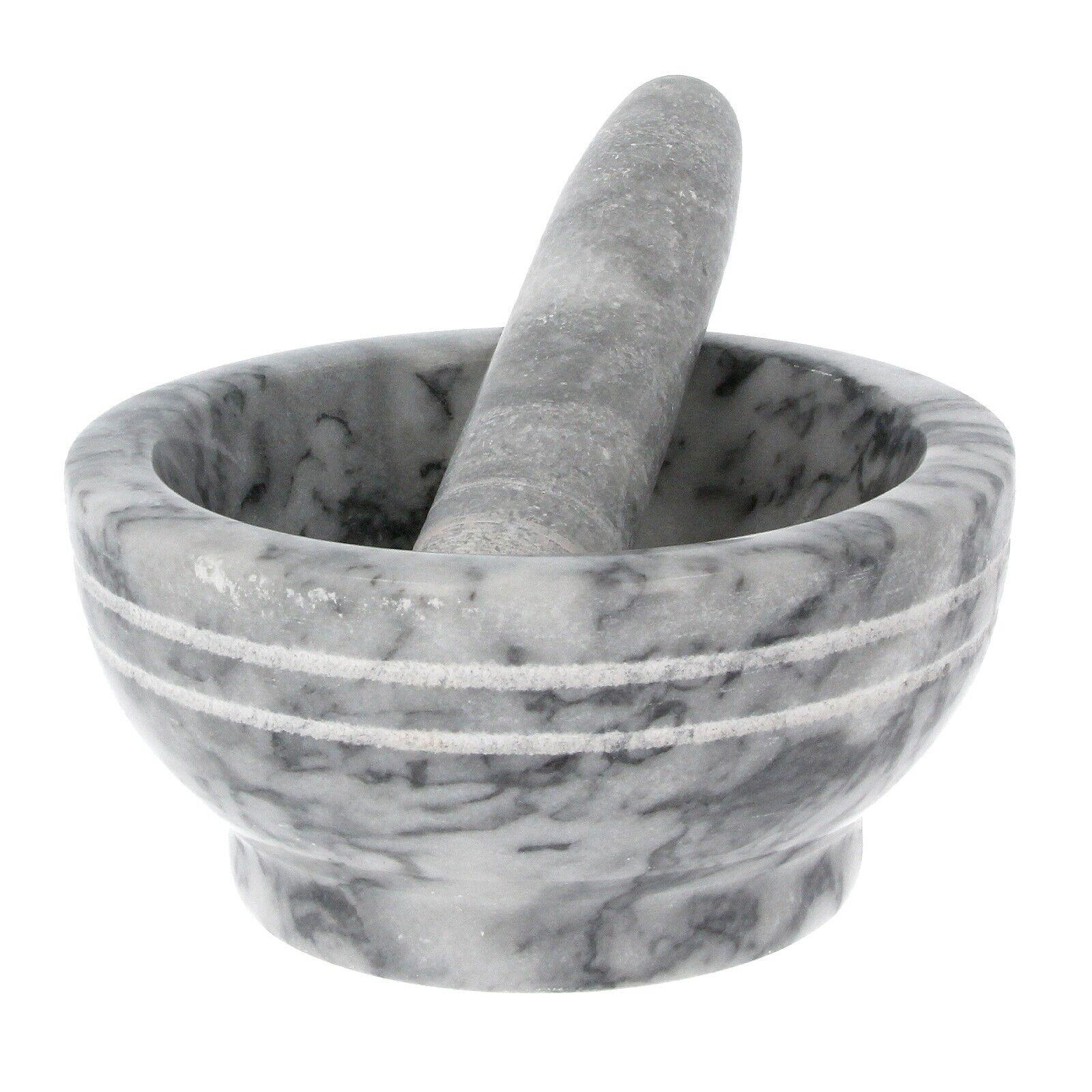 Pestle & Mortar Set Spice Herb Crusher Grinder Grinding Paste Pestal ...
