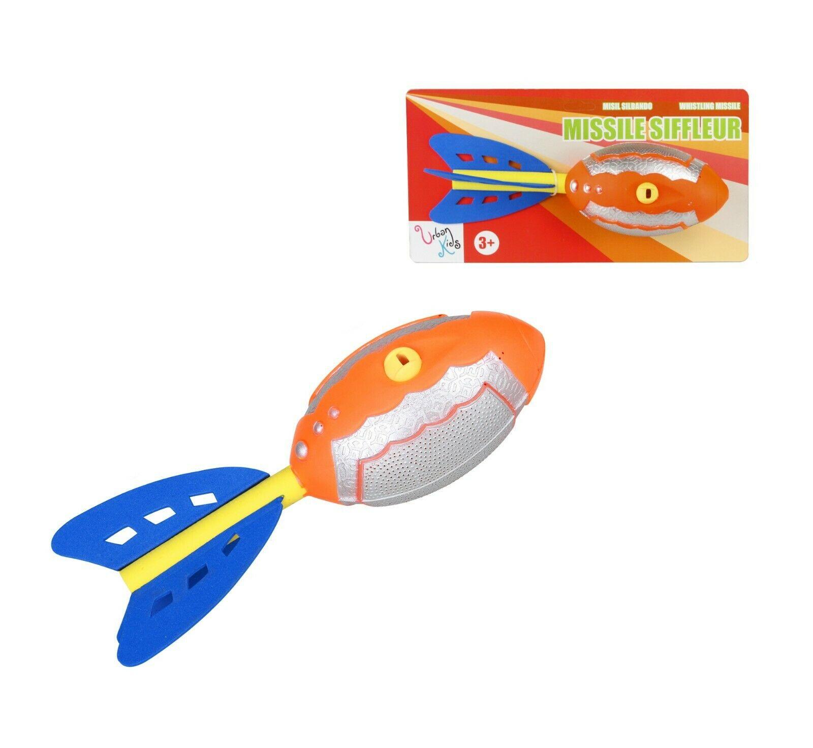 Whistling Rocket Throwing Football Toy Game Whistling Foam Ball Flying ...