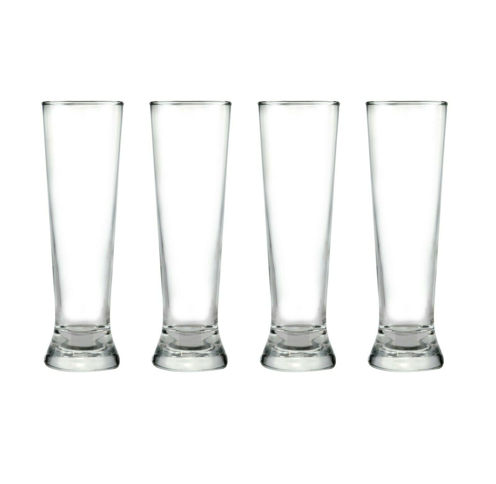4 x Tall Cocktail Glasses Glass Mojito Gin Tonic Sundae Glass Shake ...