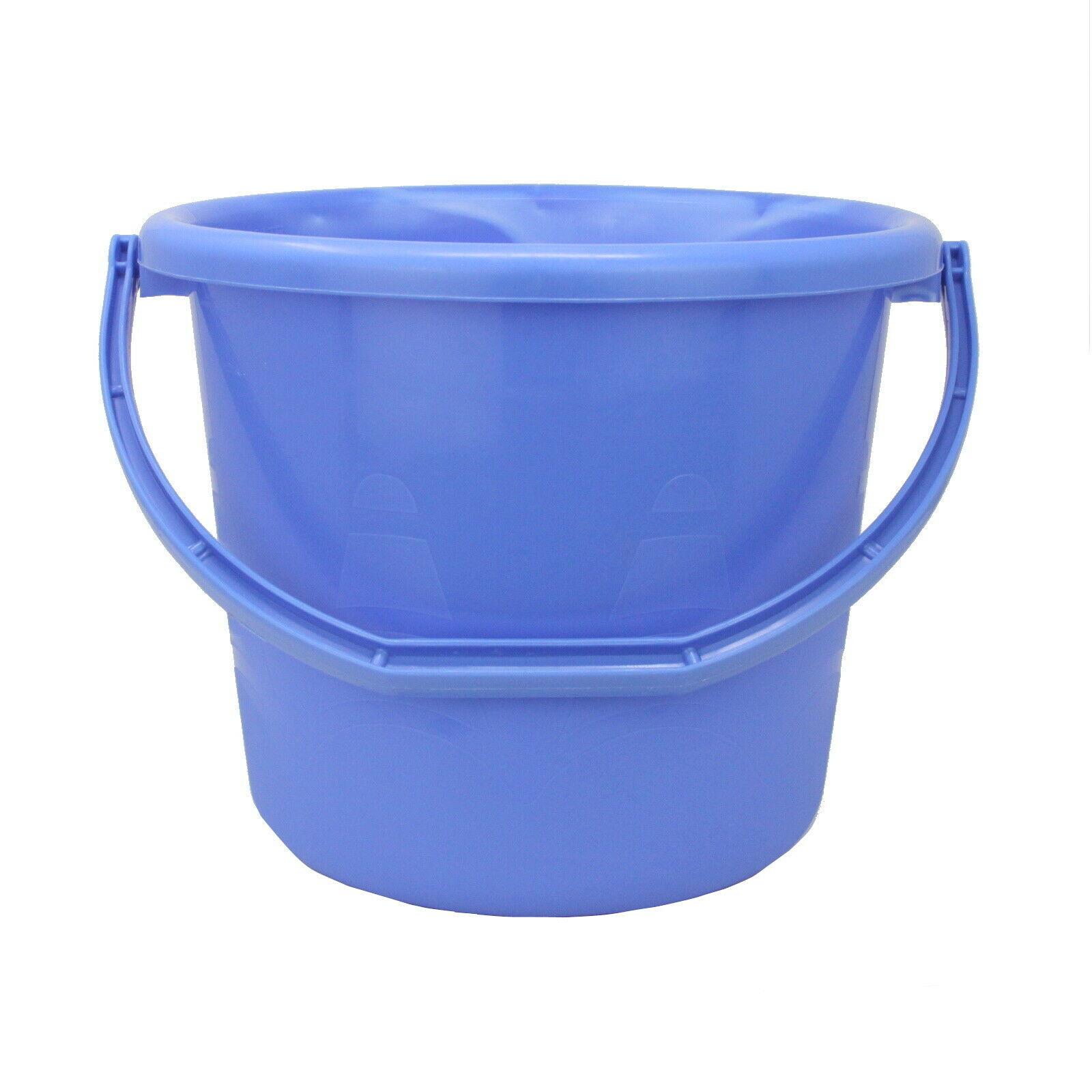 Plastic Bucket With Handle Storage Garden Household Waste Water Large ...