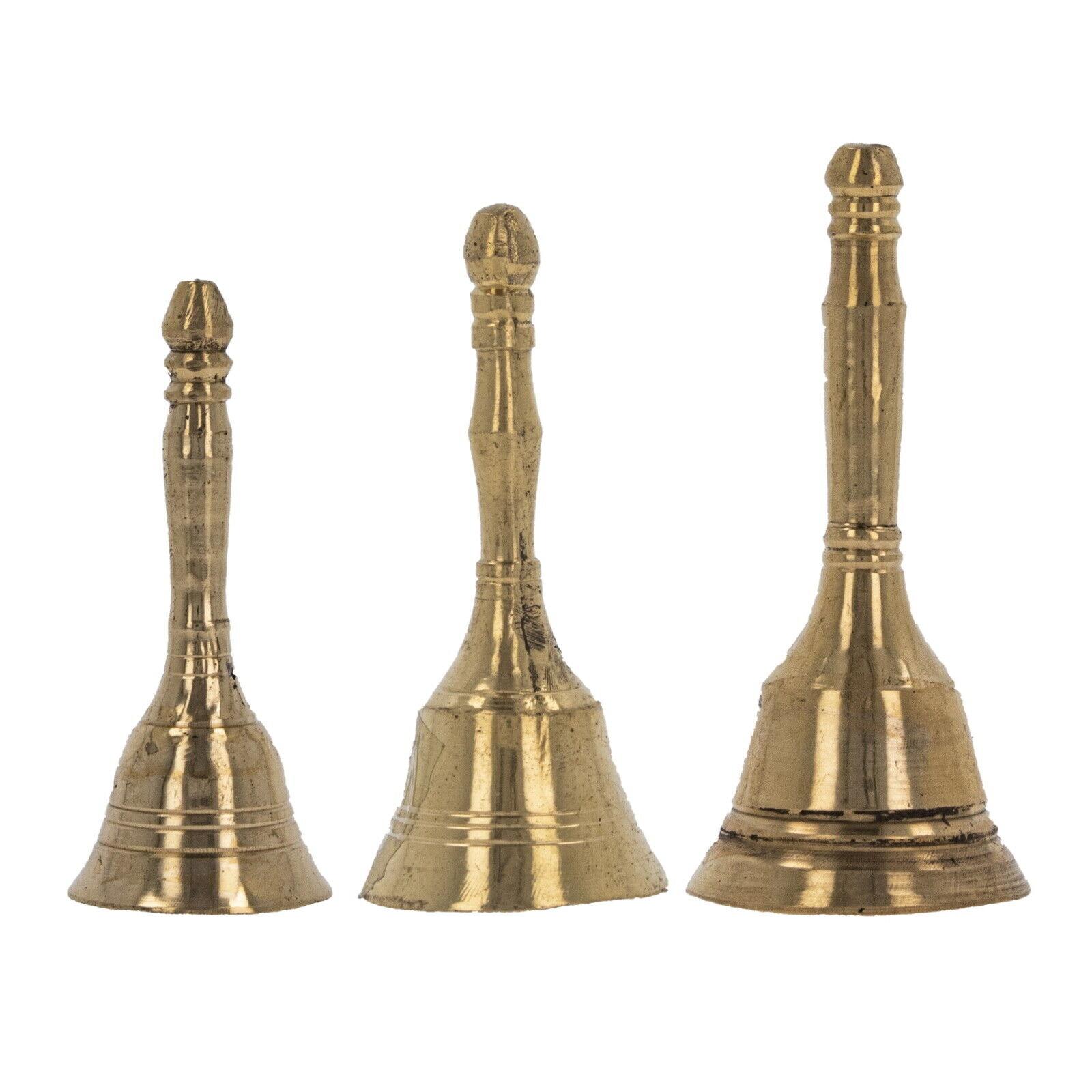 Prayer Bell Ghanti Temple Hindu Pooja Puja Arti Mandir Brass Bell Hand ...