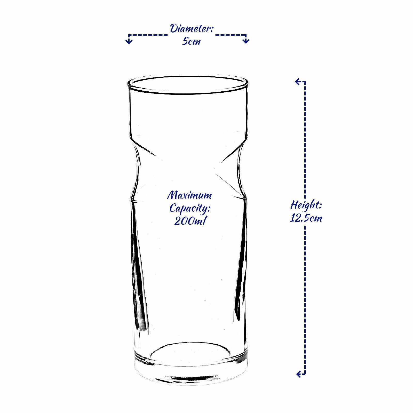 Slim Tumblers Water Juice Cocktail Dinner Drinking Glasses Tall Set ...