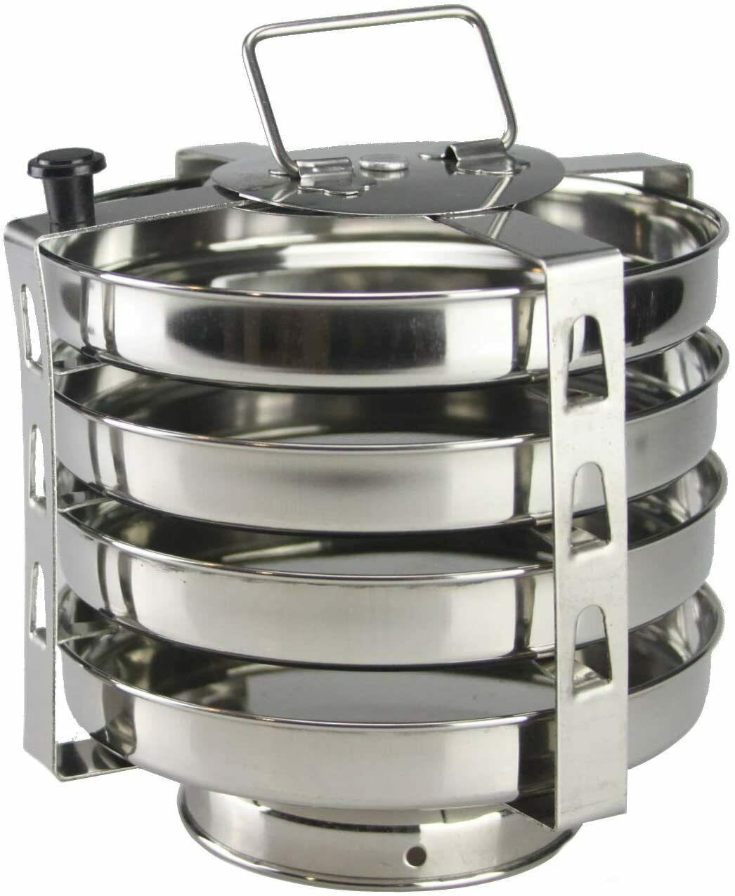 Stainless Steel Dhokla Stand 3 / 4 Plate Tier Stand For Dhokla Cooker ...