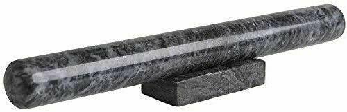 Granite Rolling Pin Wooden Stand Baking Chapati Roti Pin Hard Wearing ...