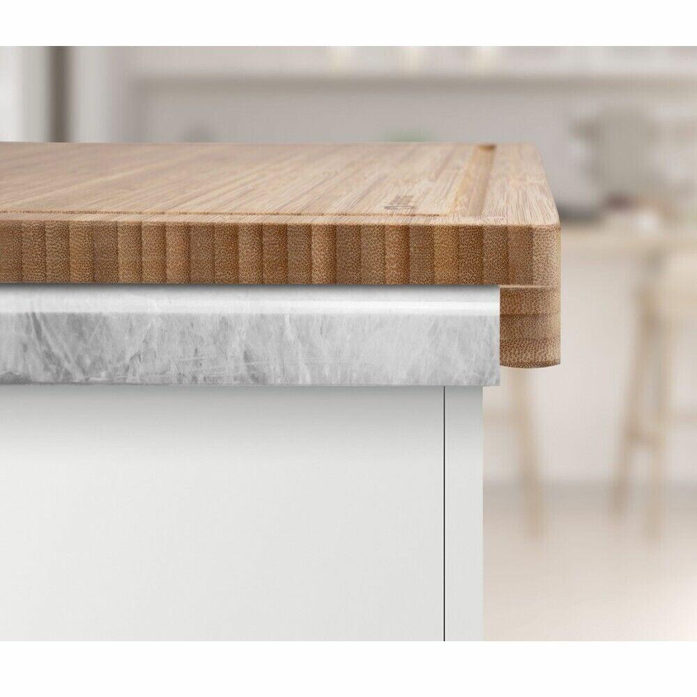 Wooden Chopping Board Large Counter Edge Kitchen Cutting Board with ...