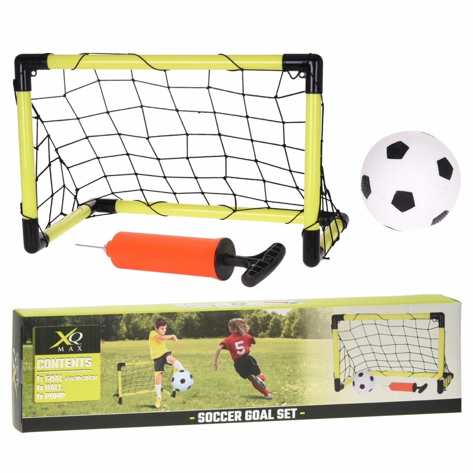 Childrens Football Goal Soccer Set Kids Indoor Outdoor Game with Ball ...