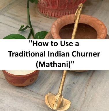 How to Use a Traditional Indian Churner (Mathani)