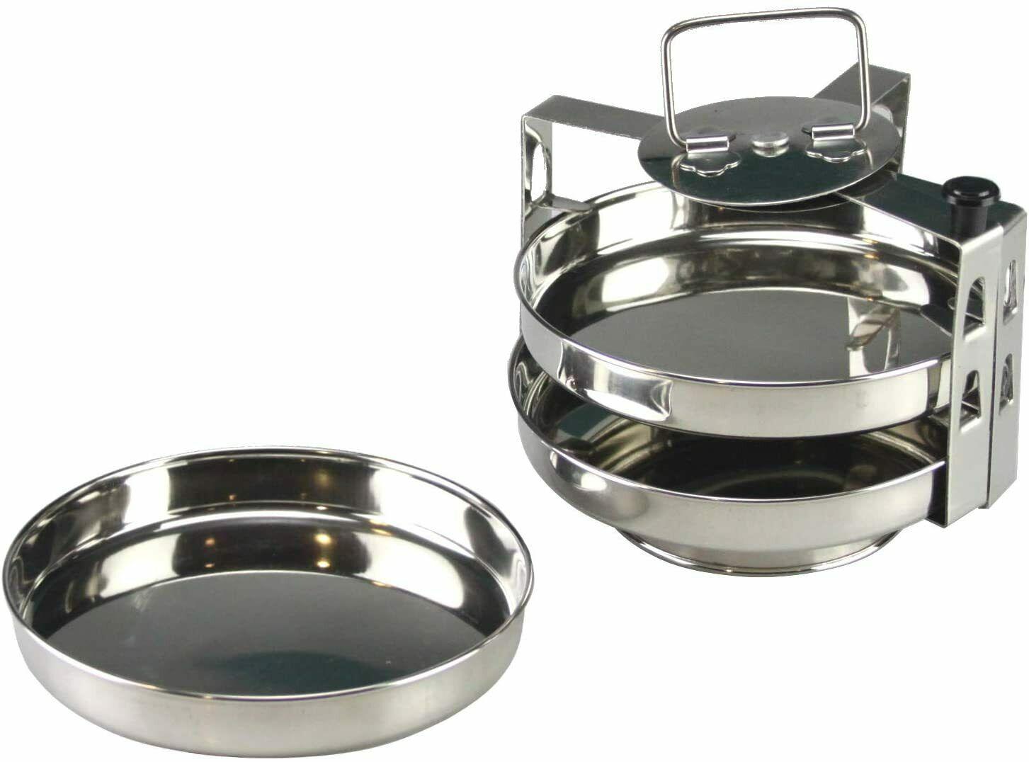 Stainless Steel Dhokla Stand 3 / 4 Plate Tier Stand For Dhokla Cooker ...