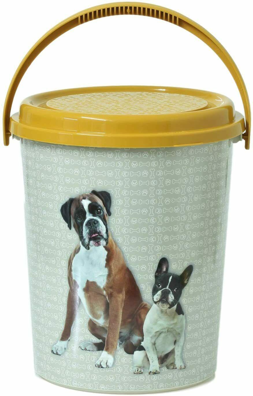 Plastic 11Lt Dog Dry Food Storage Container Box Pet Food Container Bucket