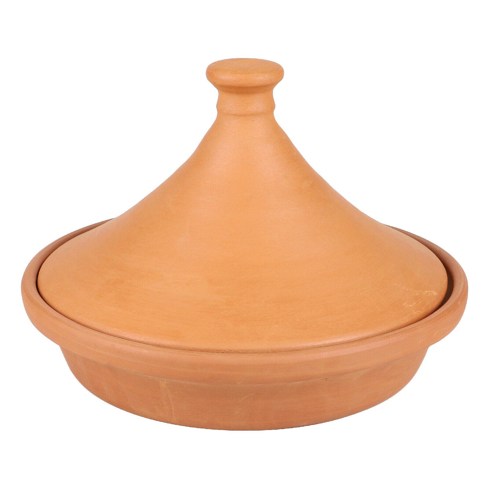 Tagine Pot Moroccan Tajine Cooking Dish Stew Pan Terracotta Clay Large ...