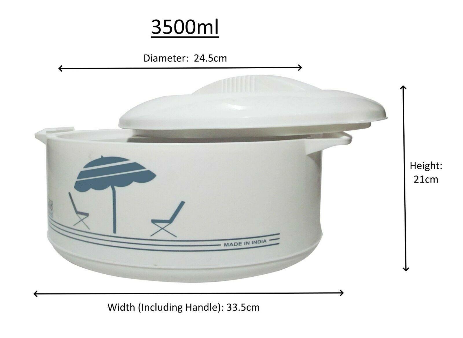 Hot Pot Food Warmer Insulated Casserole Serving Dish Pan Storage ...