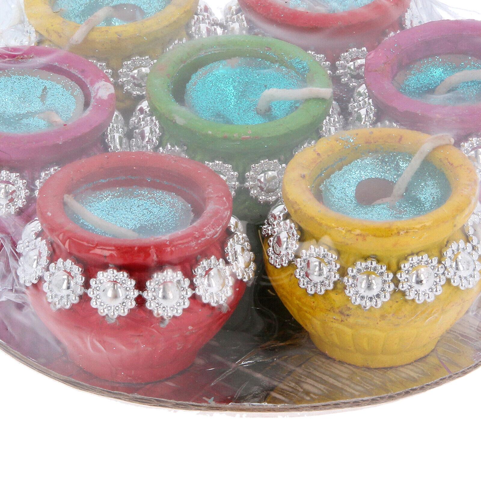 Diwali Clay Diya Matki Diwali Decoration Tea Light Clay Pot Lamp Diva ...