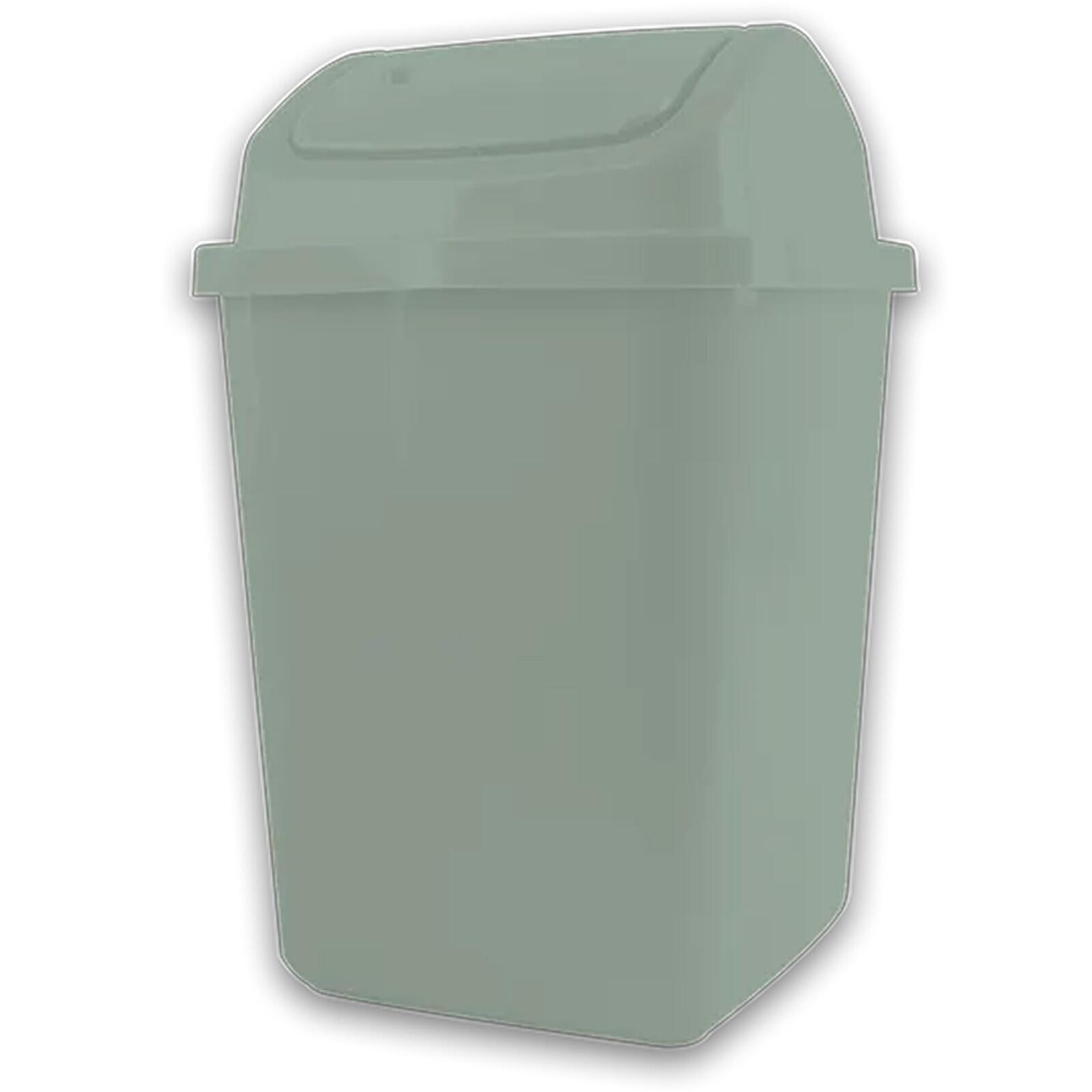 Pastel Plastic Swing Top Bin Rubbish Waste Dust Home Kitchen Office ...