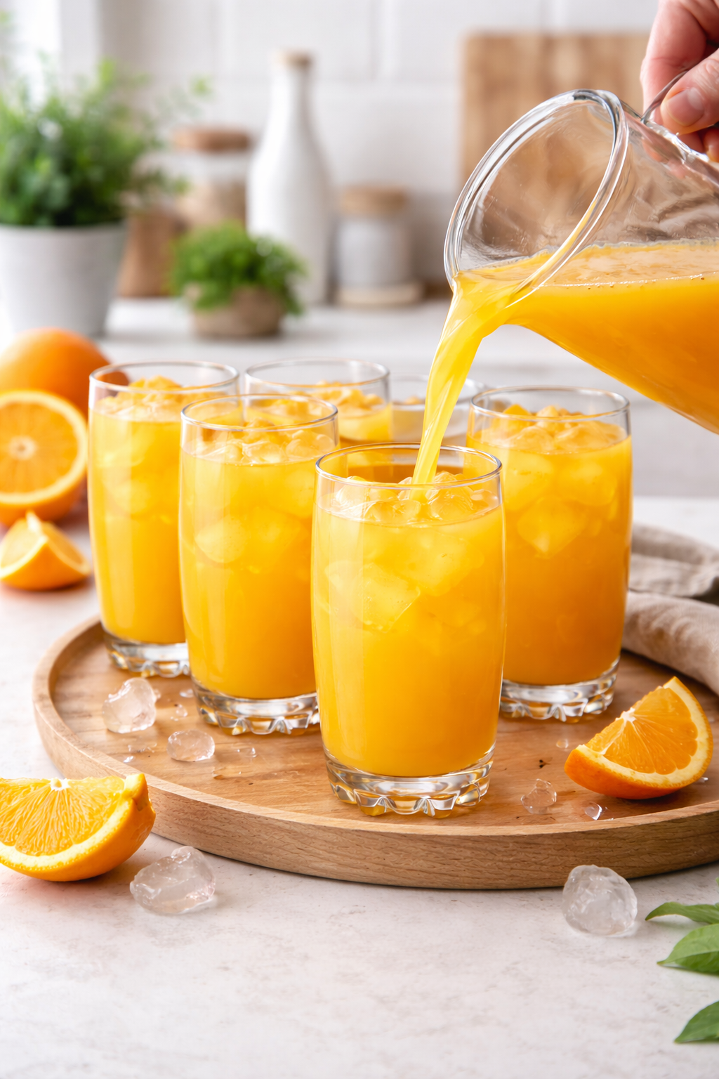 Set of 6 Juice Glasses 280ml | Tall Drinking Glasses | Water Soft Drink ...