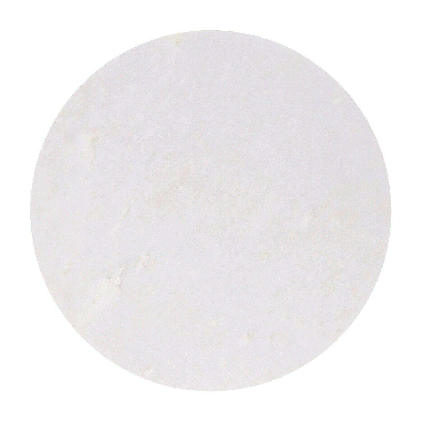 White Marble Chapati Board Anti-Skid Roti Board Puri Rolling Round ...