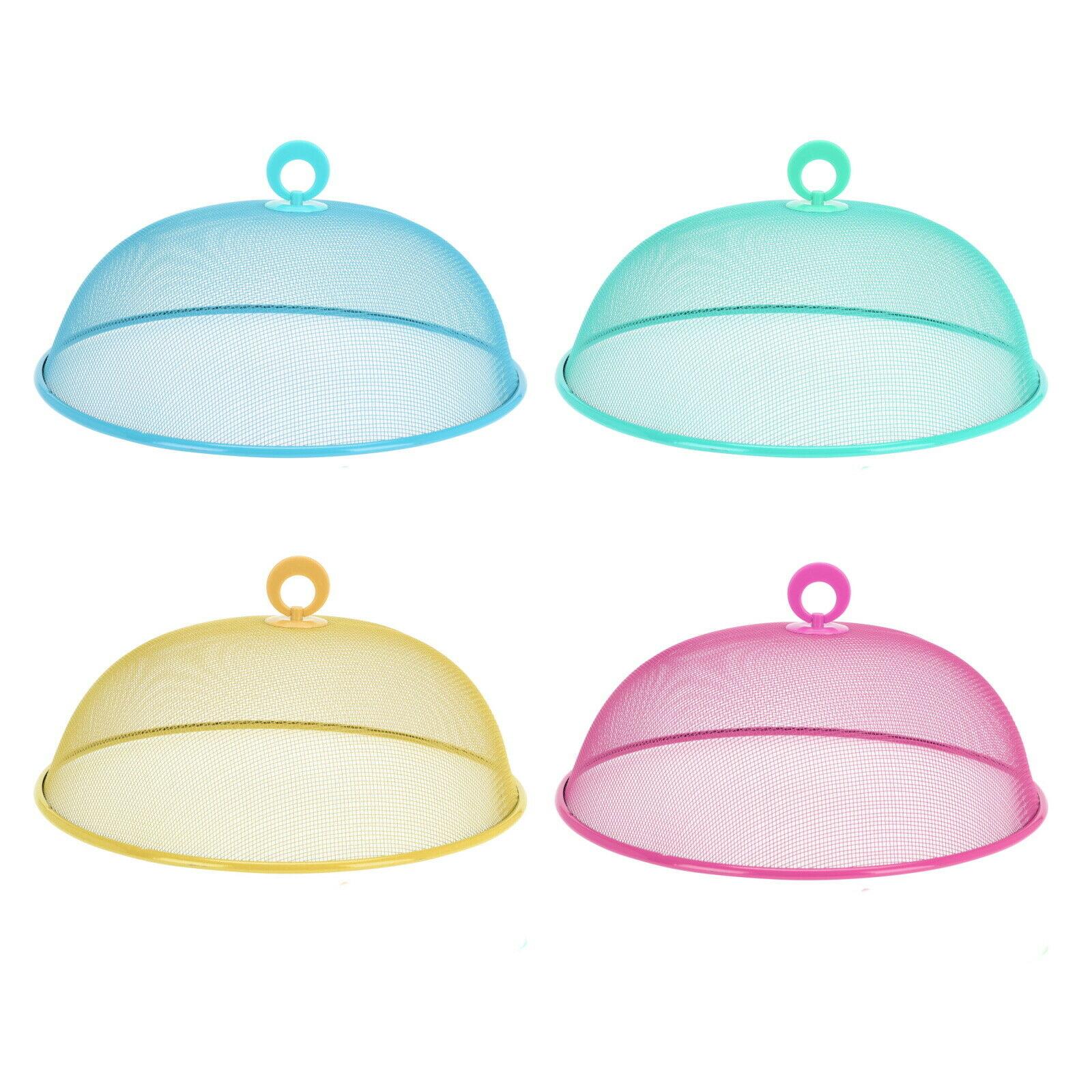 Mesh Food Cover Dome Metal 30cm Fly Insect Protector Kitchen BBQ Table ...