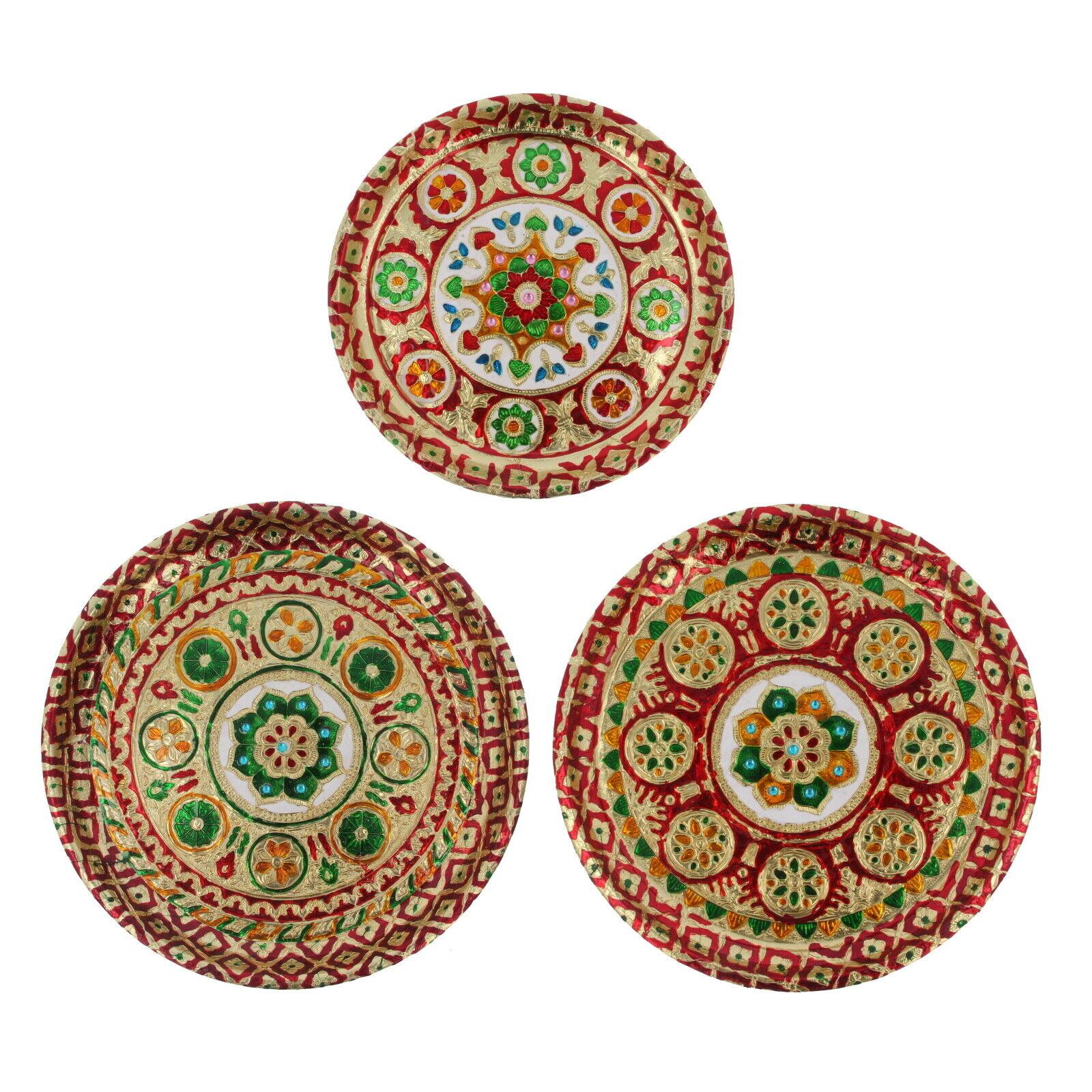 Pooja Thali Plate Aarti Prayer Diwali Temple Home Hindu Worship ...