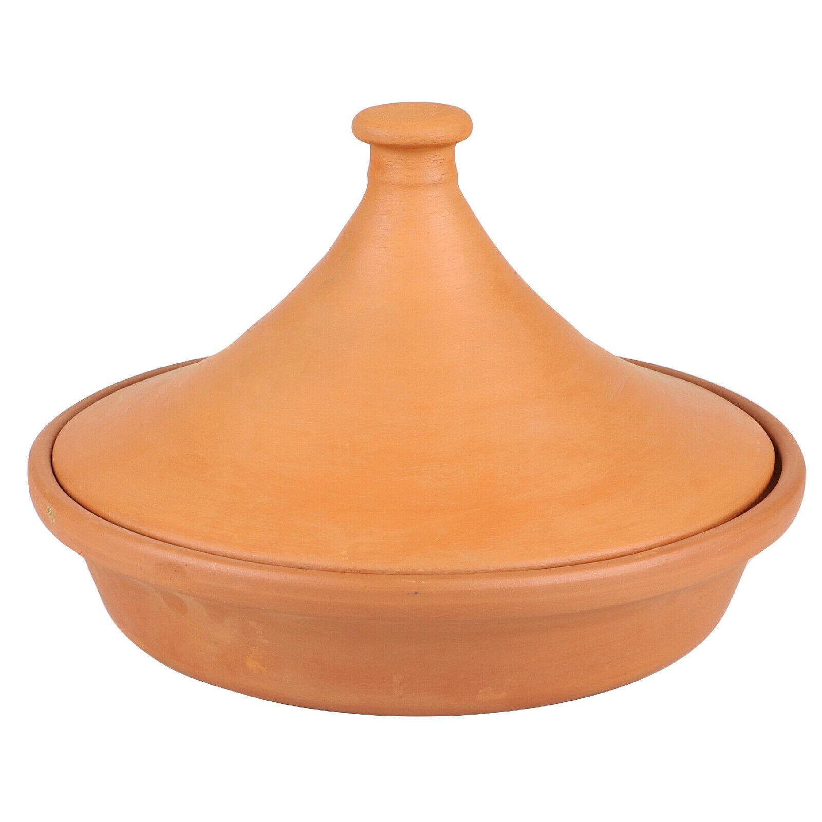 Tagine Pot Moroccan Tajine Cooking Dish Stew Pan Terracotta Clay Large ...