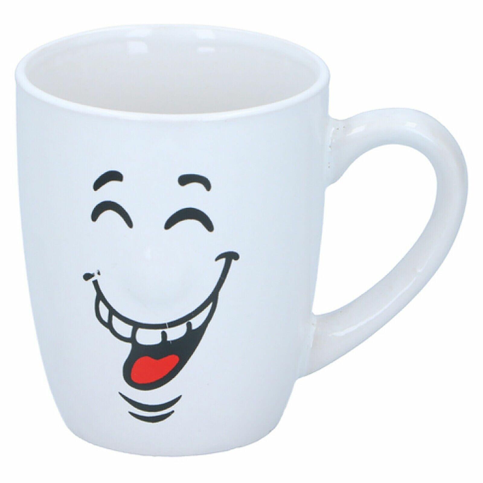 Funny Face Mugs Set Novelty Office Cups Emoji Tea Coffee Kitchen Hot ...