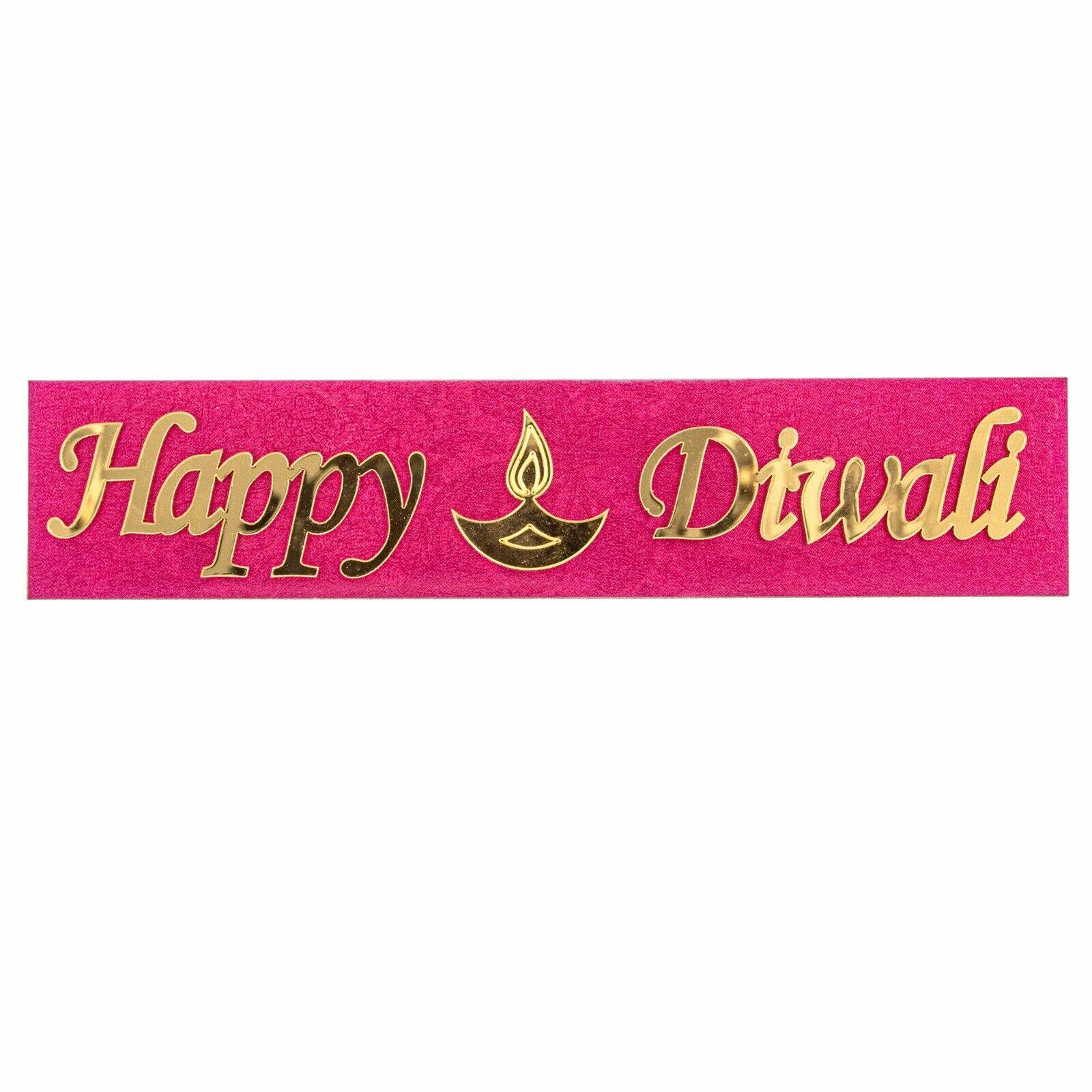 Diwali Stickers Happy Diwali Plack Wall Door Home Décor Indian Hindu ...