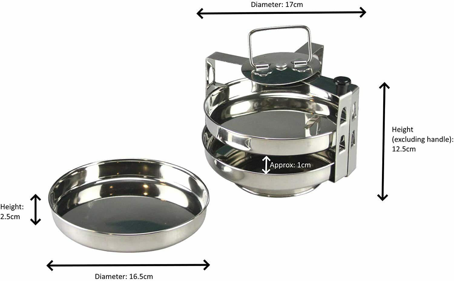 Stainless Steel Dhokla Stand 3 / 4 Plate Tier Stand For Dhokla Cooker ...