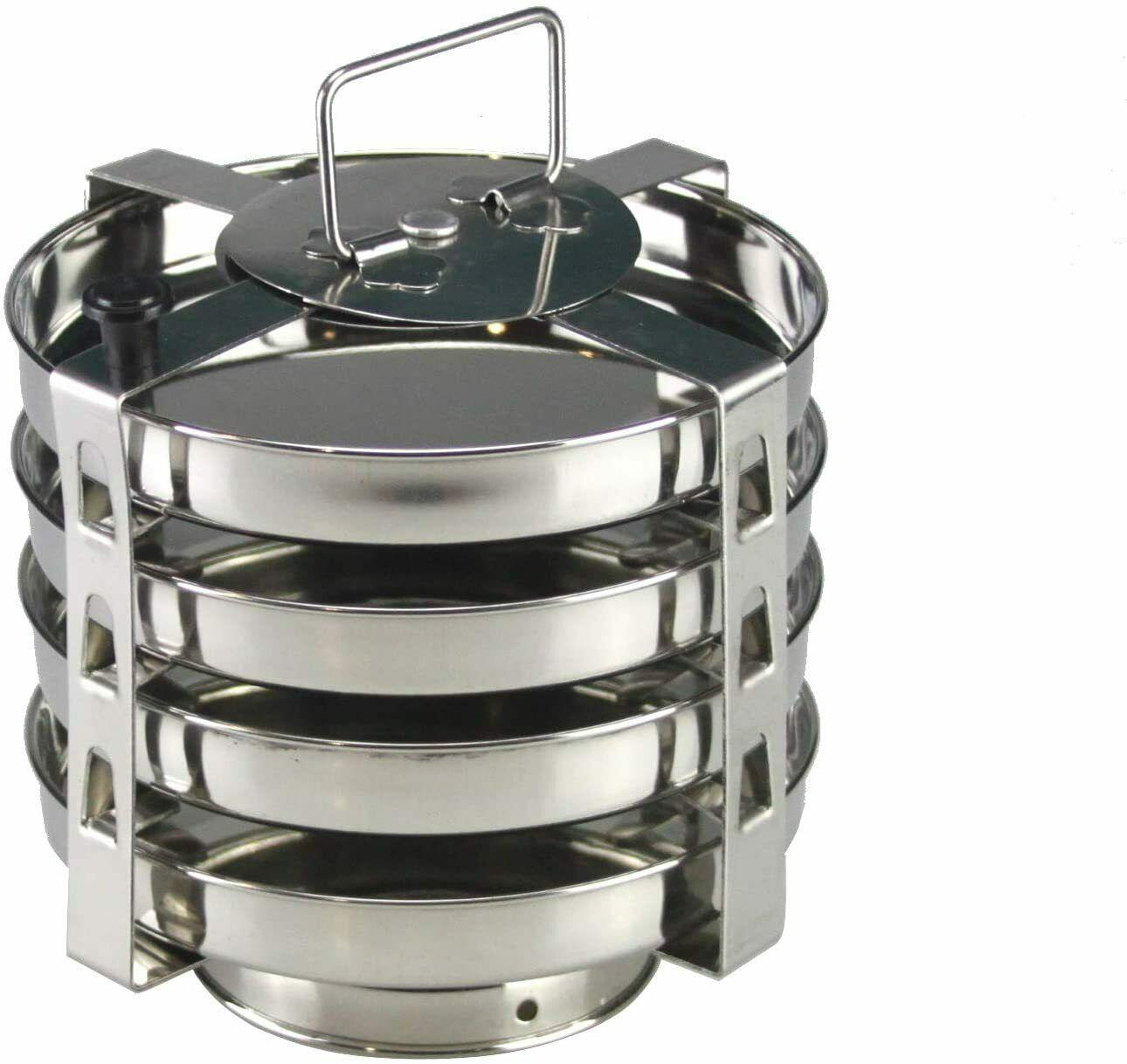 Stainless Steel Dhokla Stand 3 / 4 Plate Tier Stand For Dhokla Cooker ...