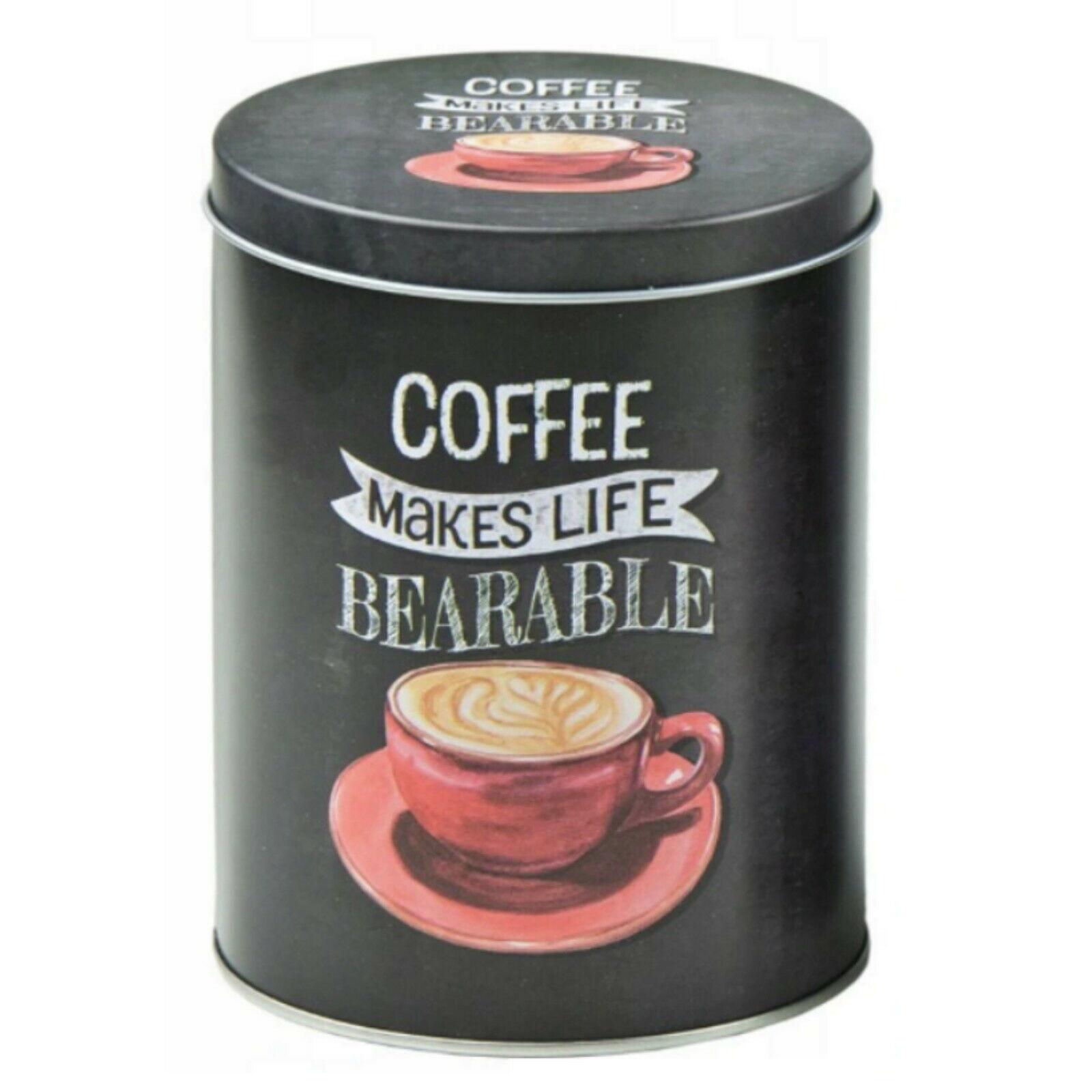 Coffee Canisters Kitchen Storage Set of 3 Retro Coffee Jars Pots ...