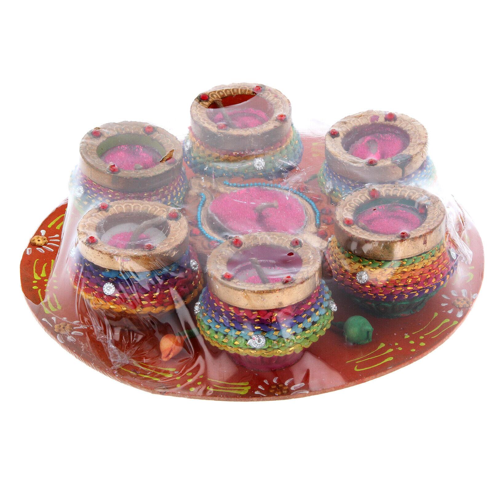 Diya Diwali Clay Lamp Hand Made Colour Full Diya Lamp Earthen Matki ...
