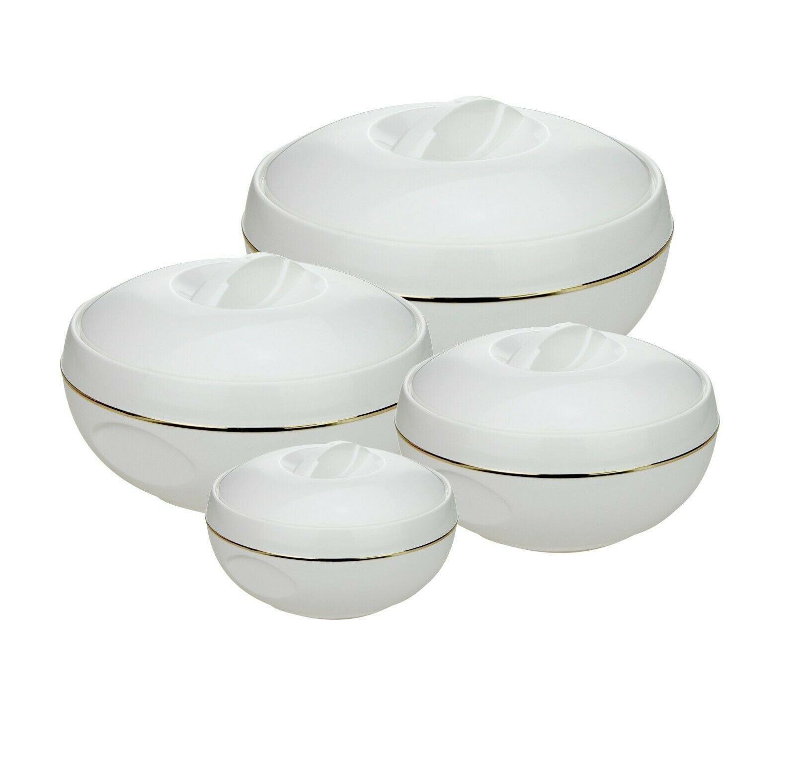 4PC Hot Pot Food Warmer Serving Insulated Thermal Casserole Storage ...