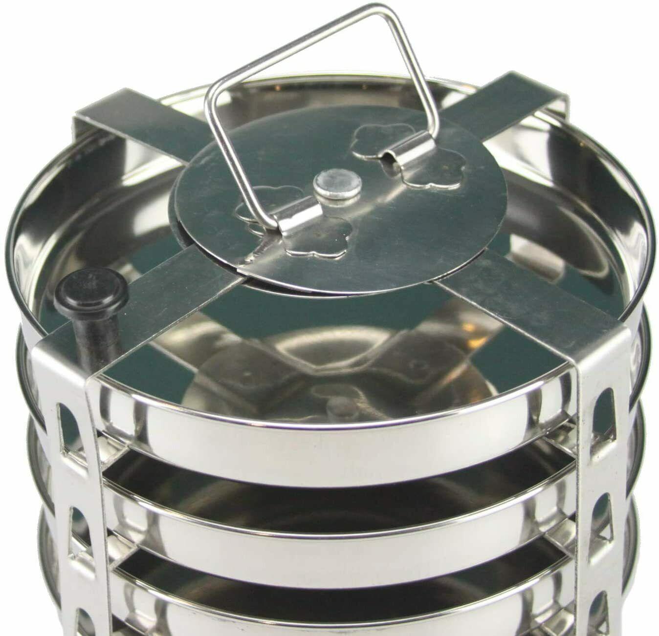 Stainless Steel Dhokla Stand 3 / 4 Plate Tier Stand For Dhokla Cooker ...