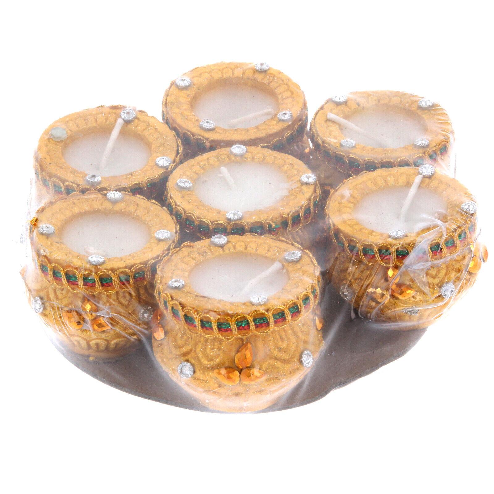 Diwali Clay Diya Matki Diwali Decoration Tea Light Clay Pot Lamp Diva ...