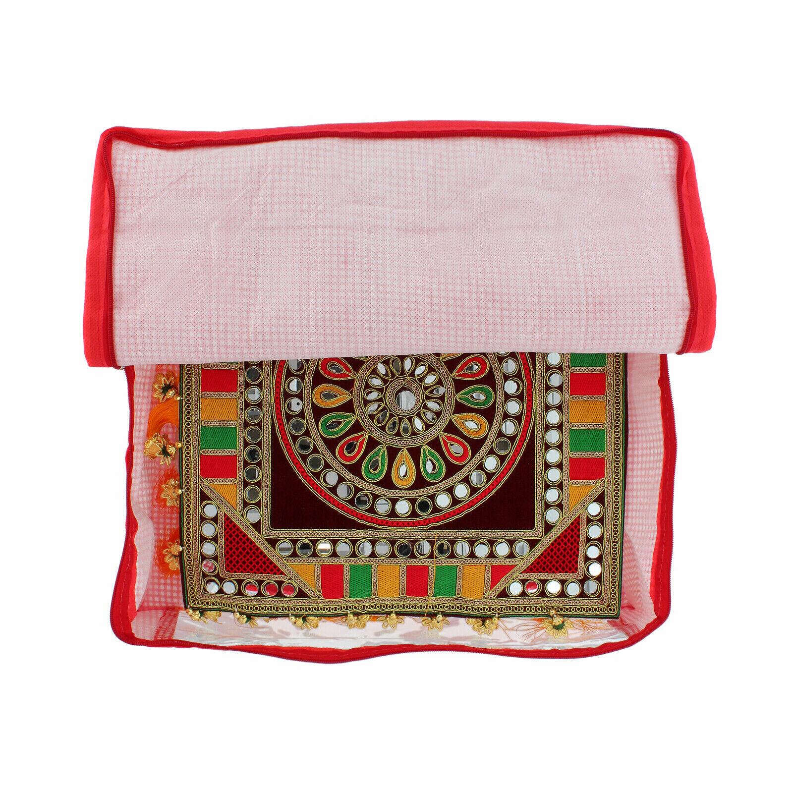 Saree Bags Clothes Garment Sari Storage Wardrobe Organiser Large Deep ...