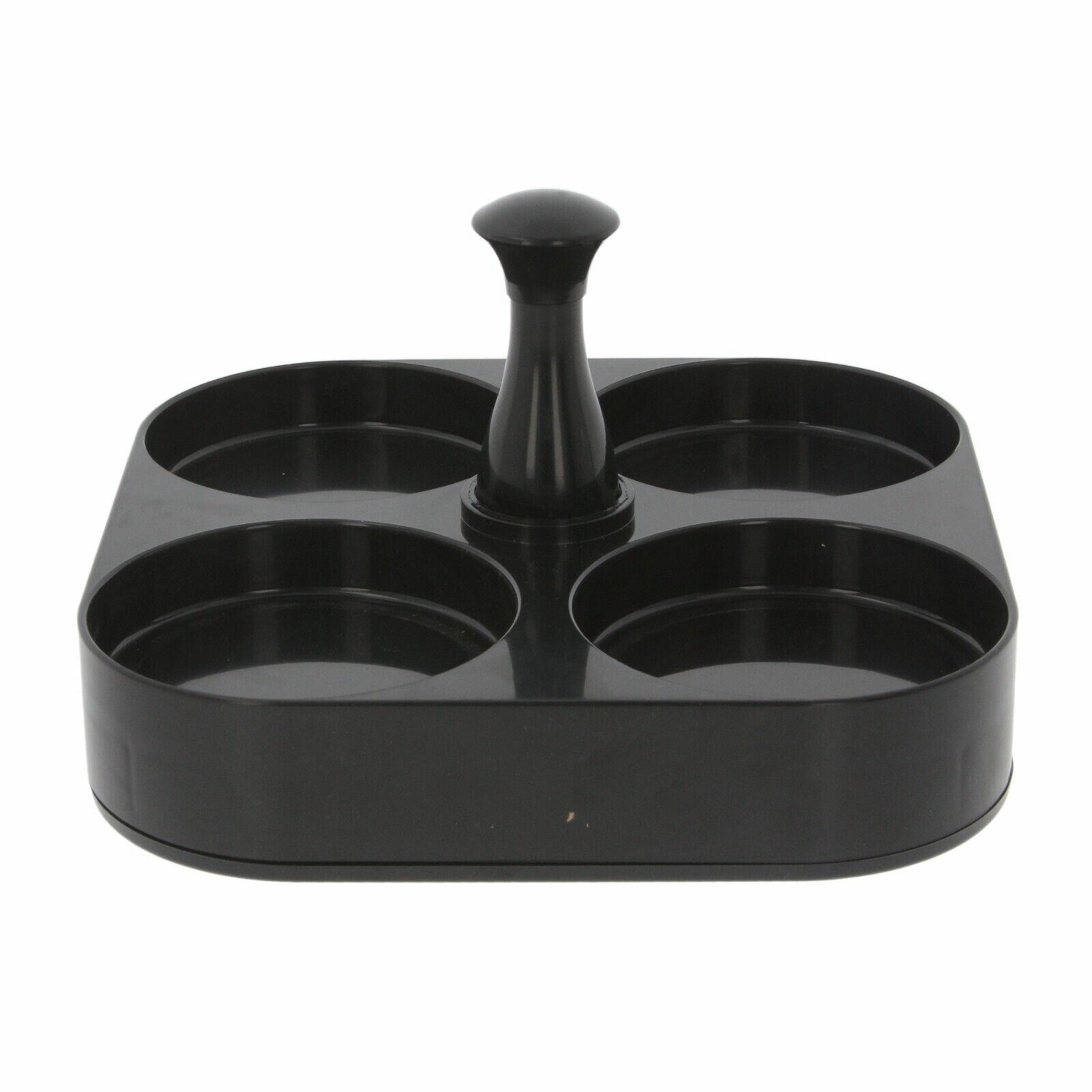 4x Organizer Pantry Kitchen Rotation Storage Rack Spice Snack ...