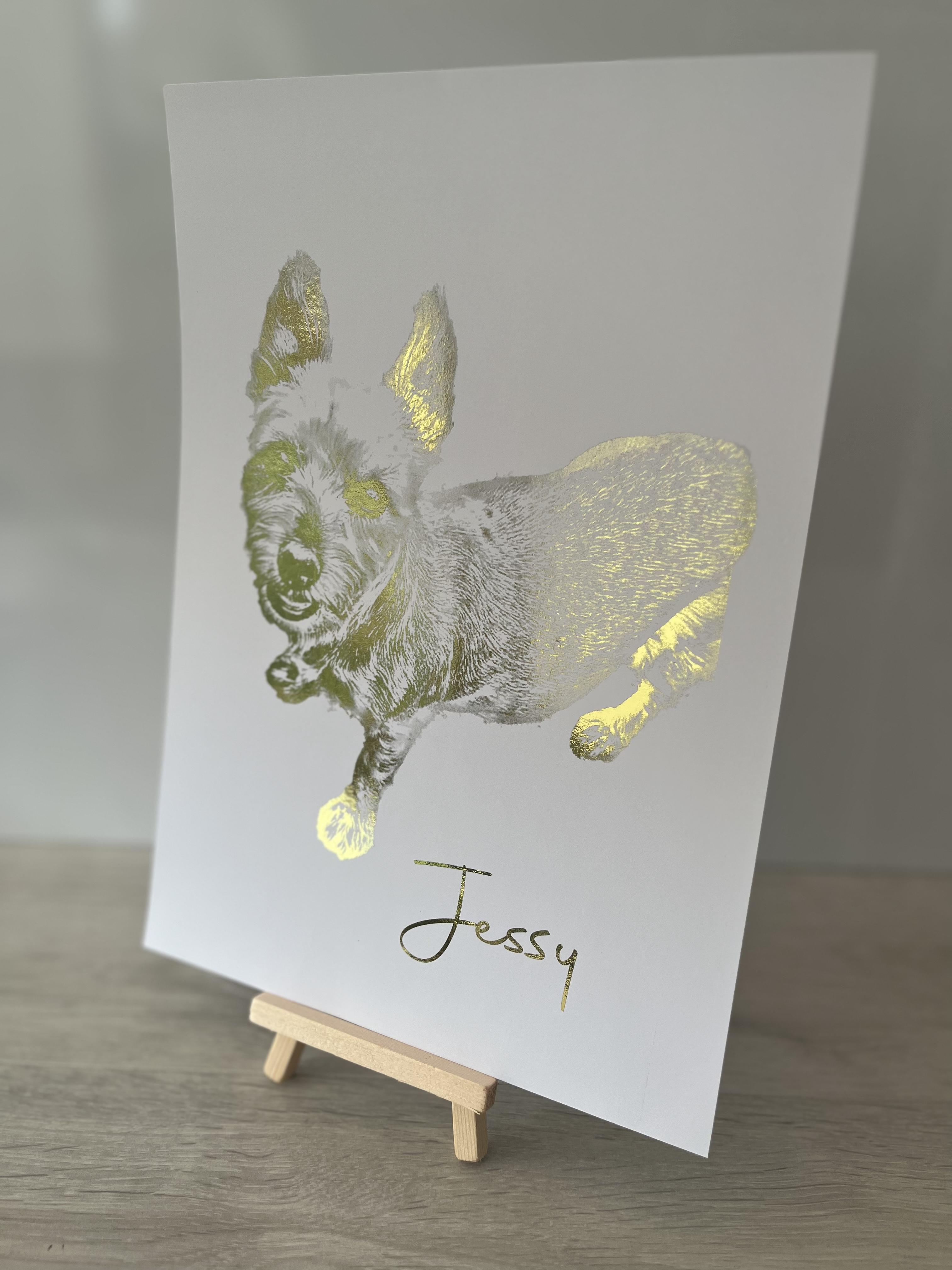 Pet Foil Portrait