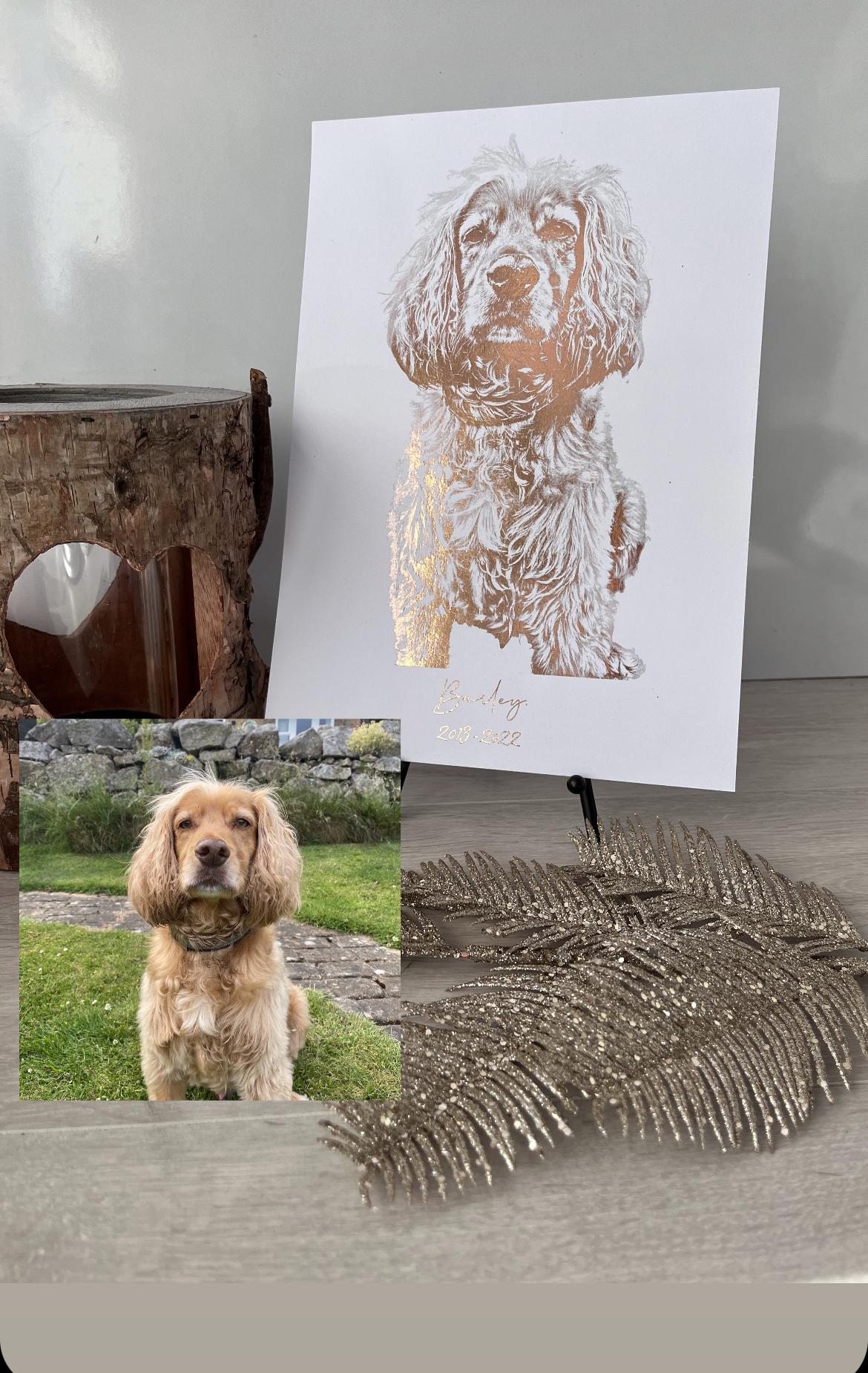 Pet Foil Portrait