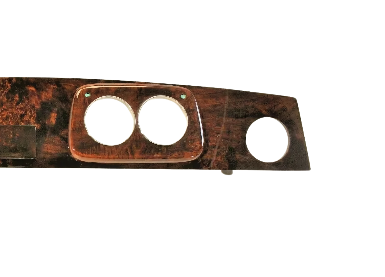 Dashboard for Austin Rover Mini , Burl Walnut Classic Dash , RHD 2+1 Chrome