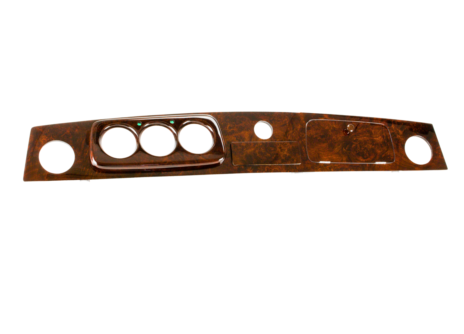 Dashboard for Austin Rover Mini , Burl Walnut Classic Dash , LHD 3+1 NO ...