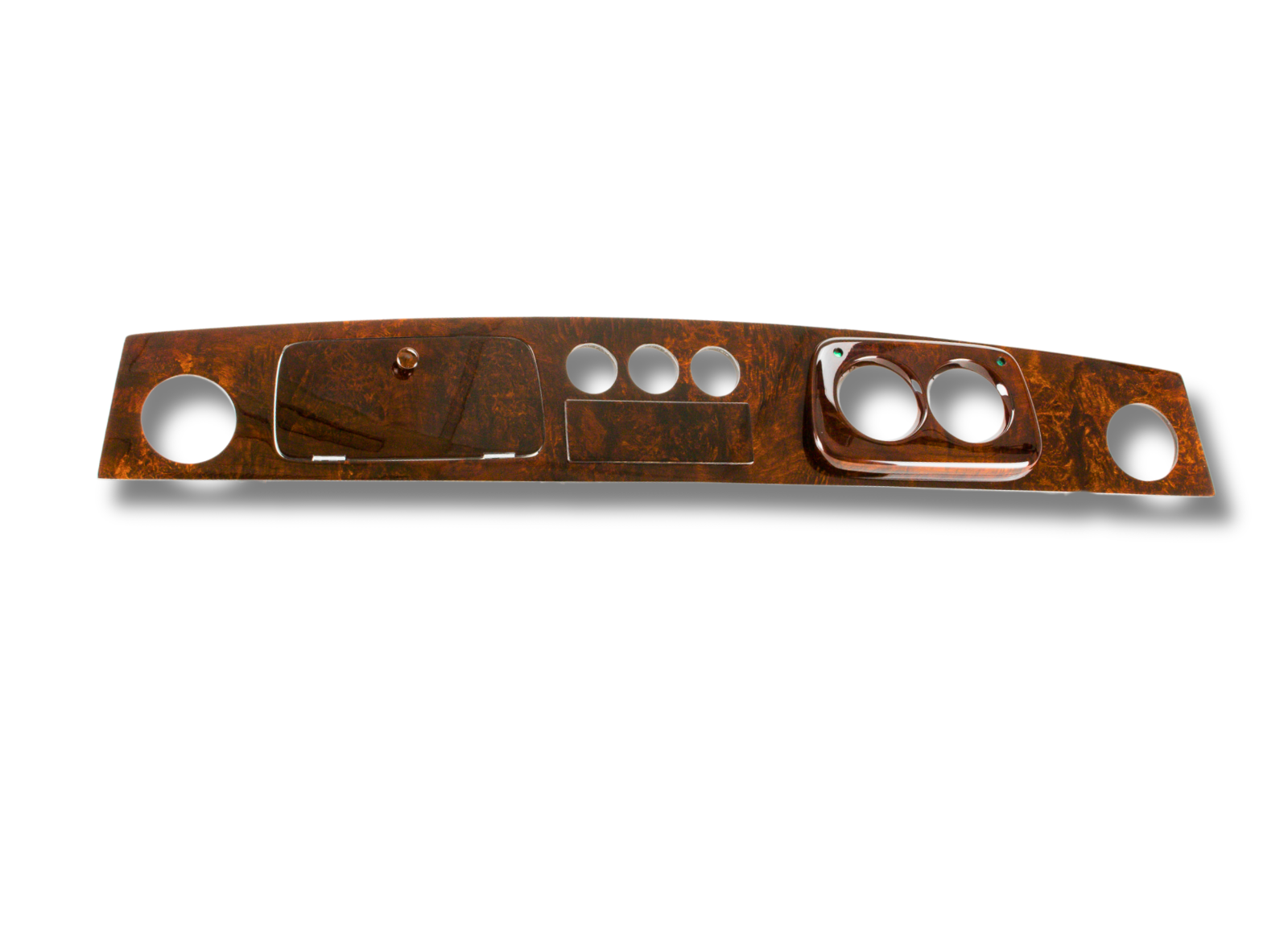 Dashboard for Austin Rover Mini , Burl Walnut Classic Dash , RHD 2+3 No ...