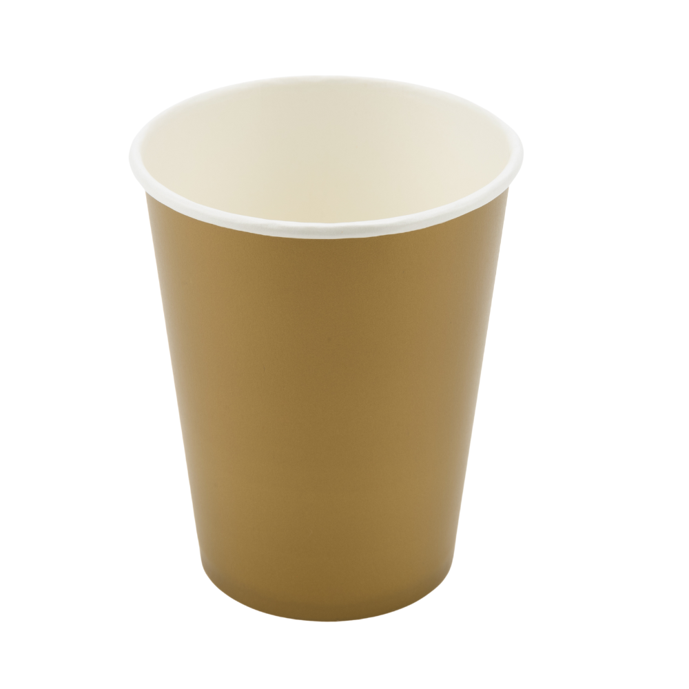 Oaktree 9oz paper Cups x 8 ~Select your Colour~