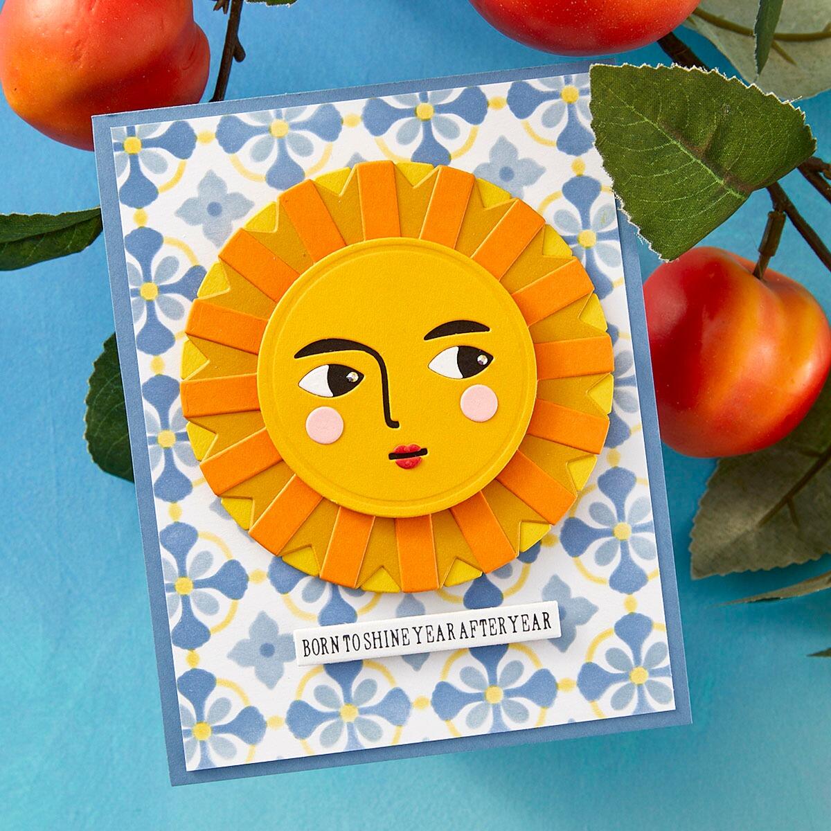 Spellbinders - Under the Sun Etched Dies from the La Dolce Vita Collection