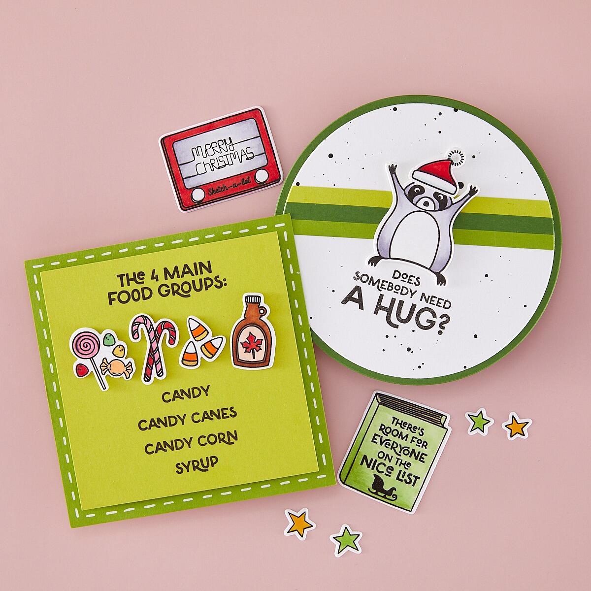 Hero Arts - Elf Culture Stamp & Cut Set from the Yule Fuel Collection