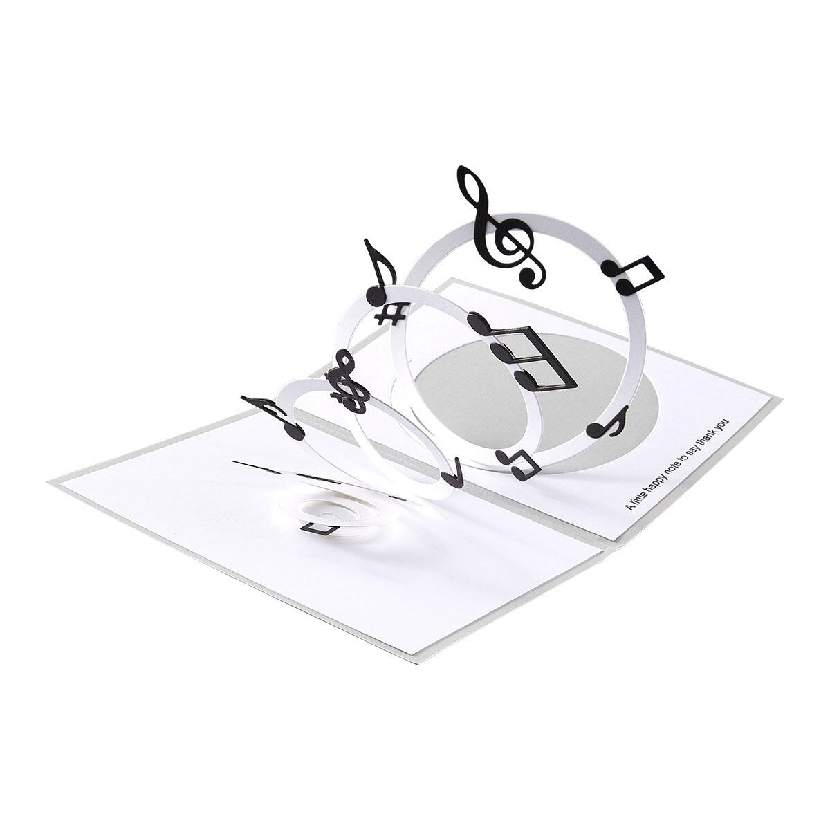 Spellbinders - Musical Notes & Stave Pop-Up Etched Dies from the Bibi's ...