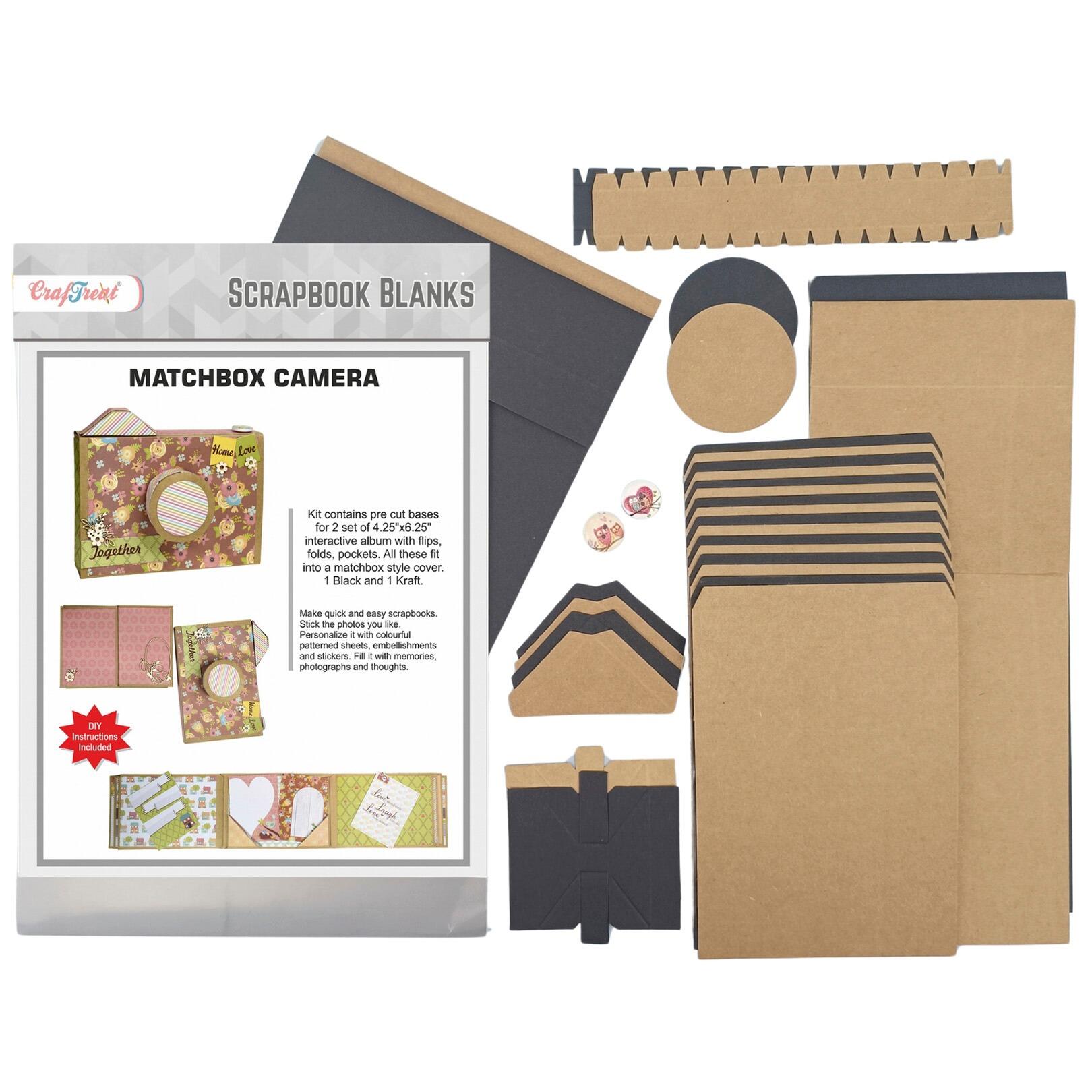 CrafTreat - Matchbox Camera Scrapbook Templates ? 2 Interactive Mini ...