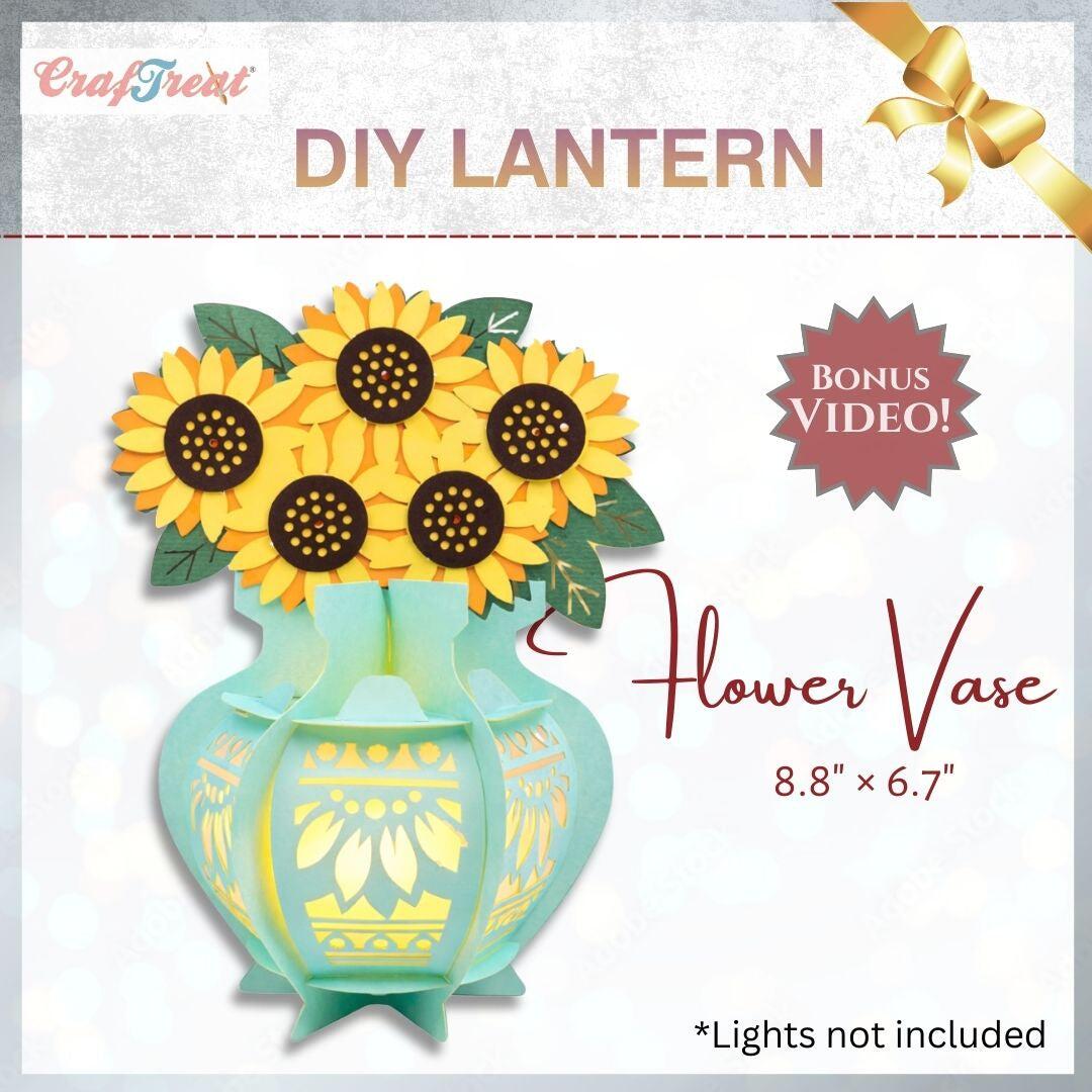 CrafTreat - Flower Vase Paper Lantern Kit